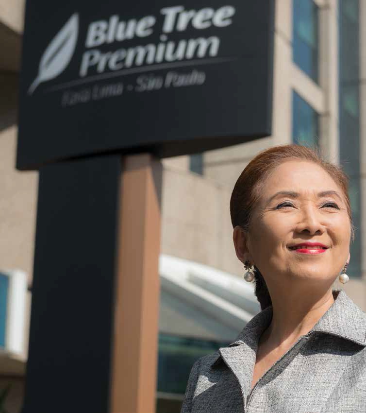 Seguindo viagem com Chieko Aoki, presidente e fundadora da Blue Tree ...