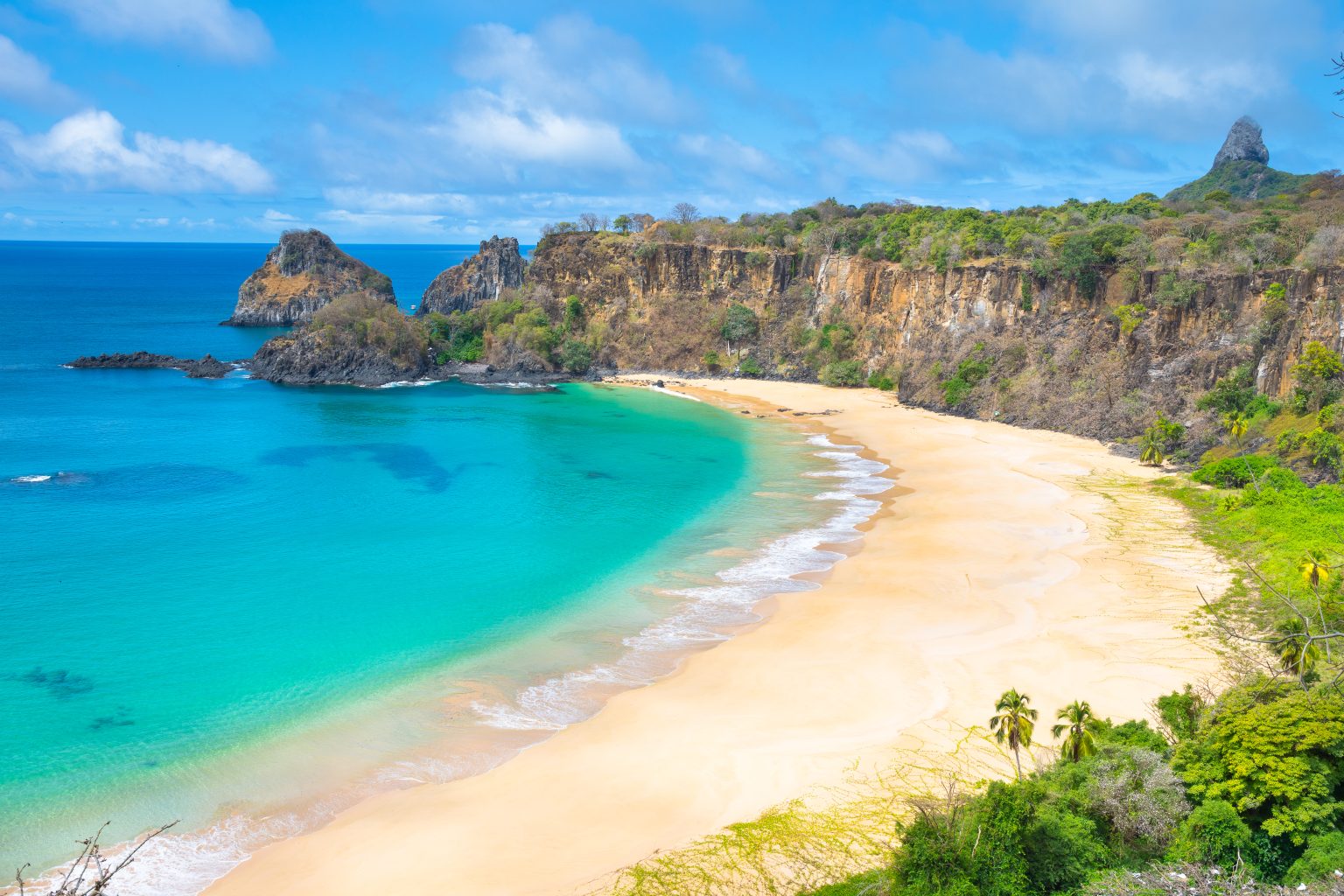A Baía do Sancho, em Noronha, foi eleita a praia mais bonita do mundo ...